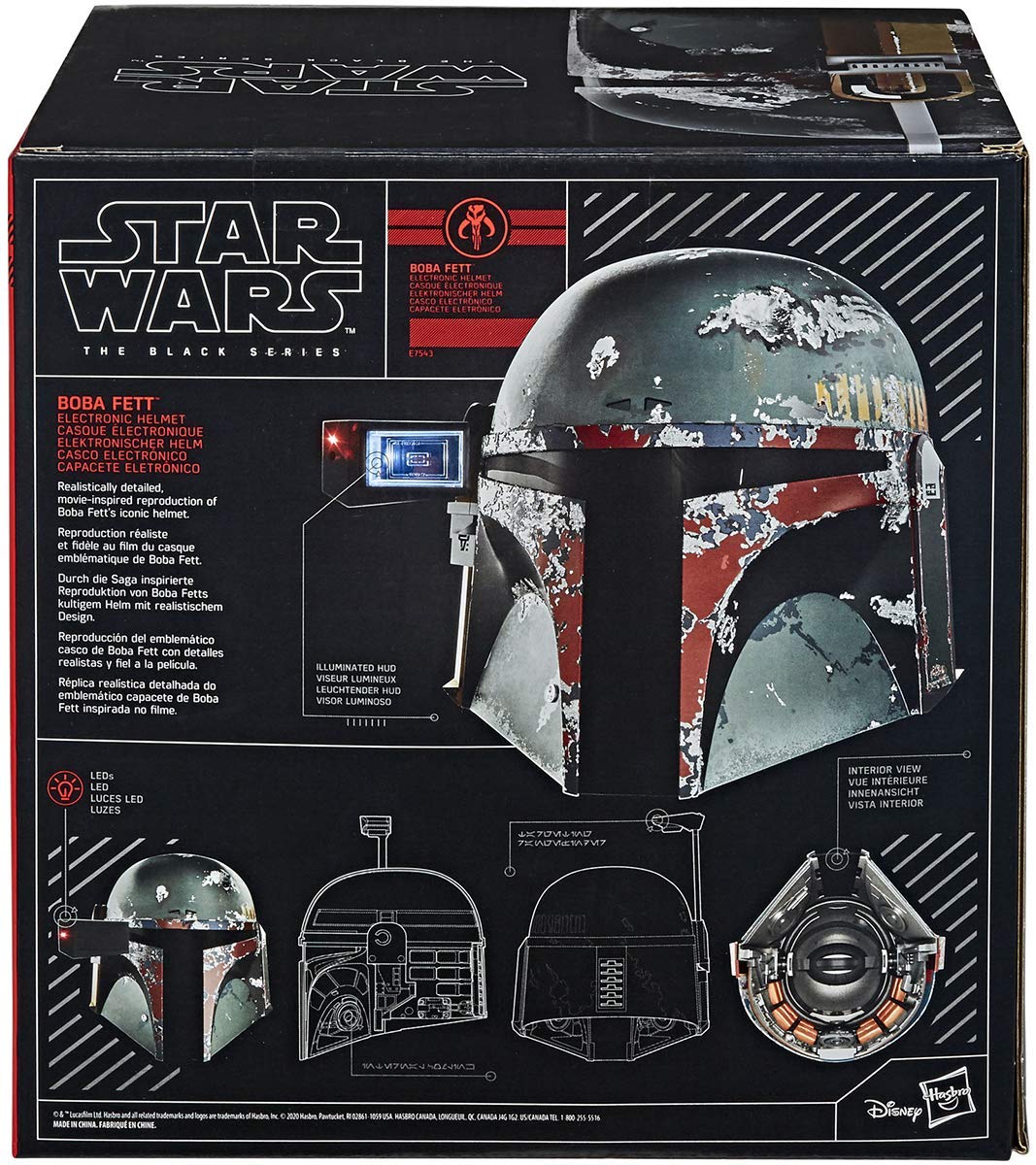 STAR WARS The Black Series Boba Fett Premium Electronic Helmet, The Empire Strikes Back Full-Scale Roleplay Collectible