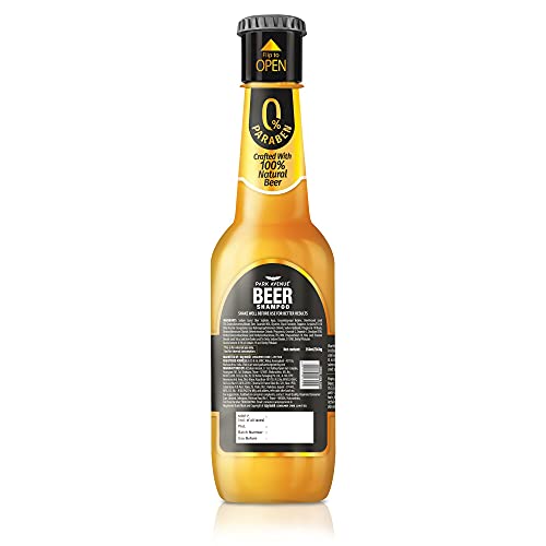 Park Avenue Damage Free Hair Beer Shampoo Made From Real Bear 350ml
