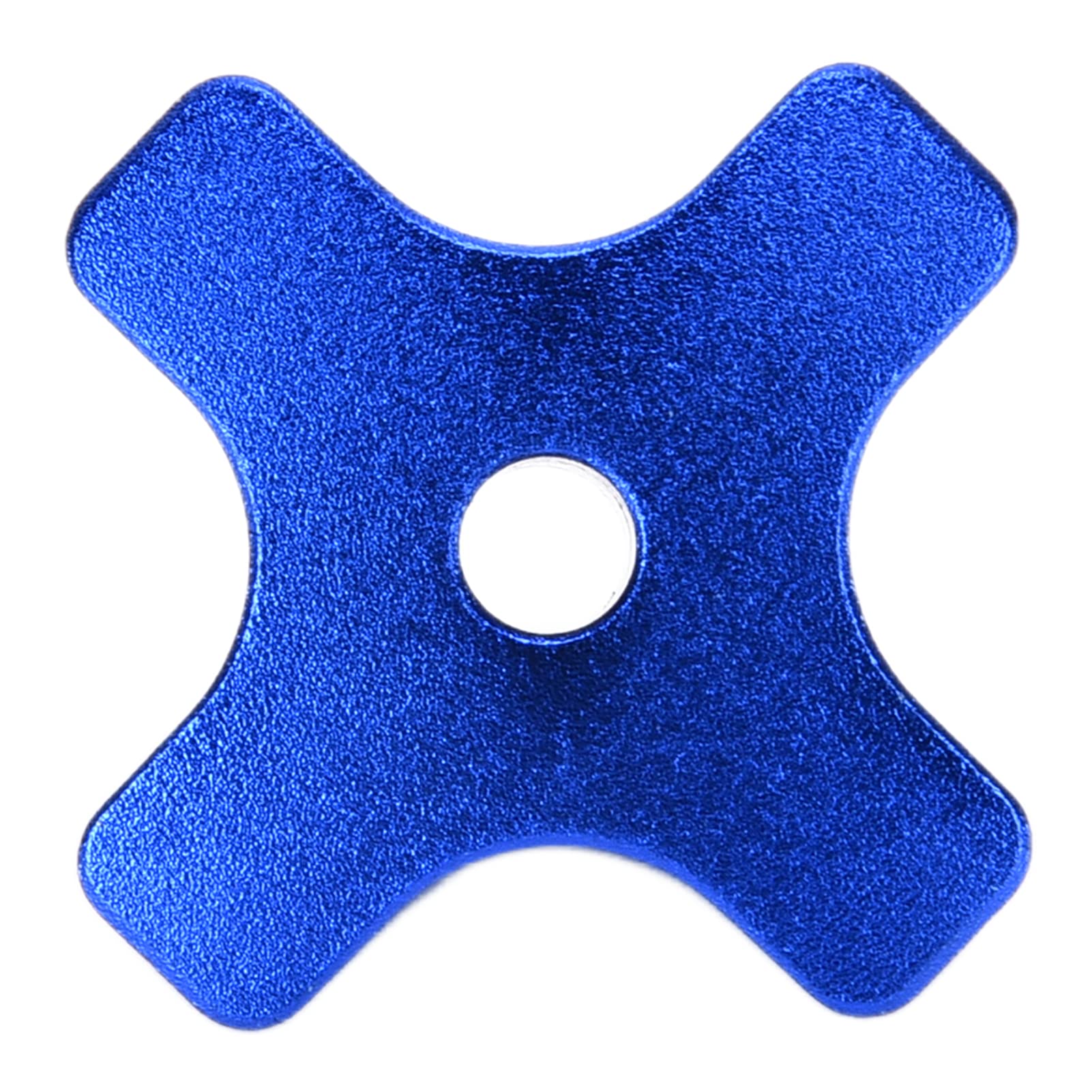 CHICIRIS Crank Cover Wrench, Anodic Oxidation Strong Texture Bicycle Crank Installation Tool Matte and Polished High Strength Blue for Road Bicycle