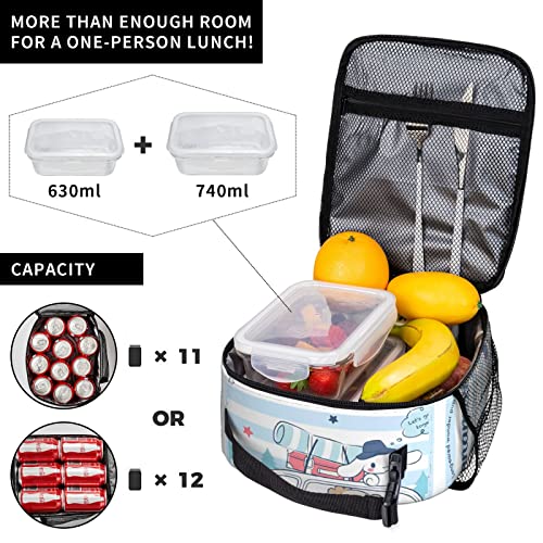 MVYNUL Lunch Box Reusable Insulation Lunch Bag Containers Tote Handbag For Women Men Teens Girls