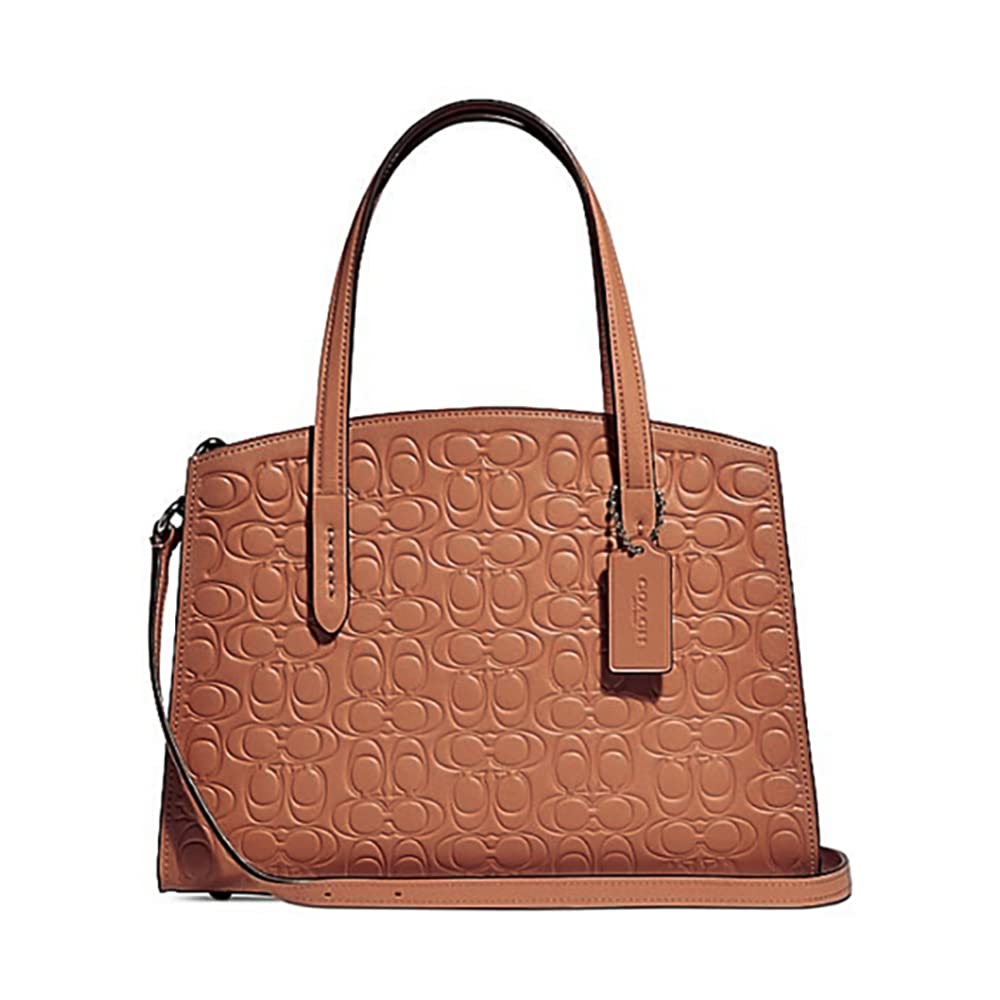 COACH Charlie 28 Leather Shoulder Bag
