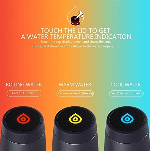 MXJCC Cupcooler, Instant Cooling Cup Smart Device Fast-Cooling Mini Portable Refrigerator Cools for Drinks and Water Extreme Fast Beverage Cooler (Color : Gray)