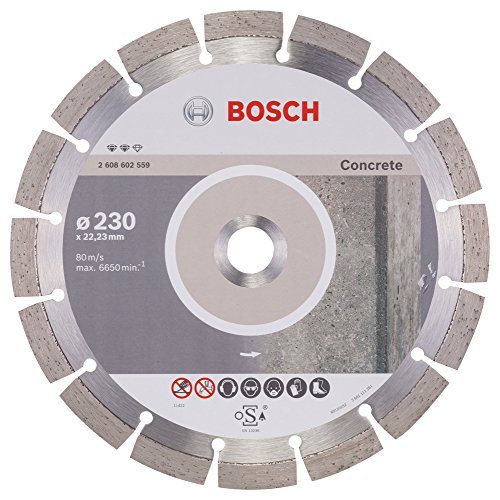 Bosch 2608602559 Diamond Cutting Disc Expert for Concrete, 230mm Ø