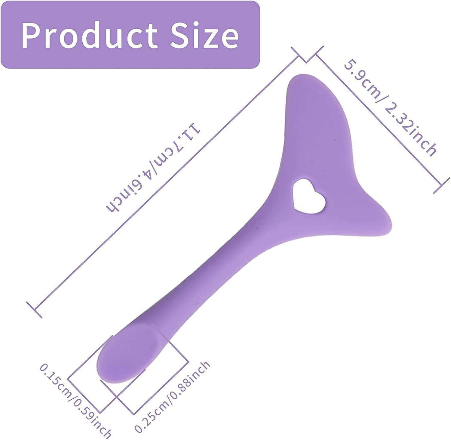 Bheprw 2Pcs Eyeliner Stencils, Silicone Winged Eyeliner Tool Helper for Beginners Multifunctional Eye Makeup Tool Kit Quick Stencil Aid Silicone Nose Shadow Template