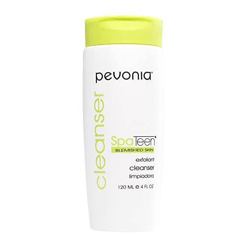 Pevonia SpaTeen Blemished Skin Exfoliant Cleanser - Gentle Face Cleanser Cream - Exfoliating Facial Skin Care Products - Best Teen Face Wash for Dry Skin, Oily Skin, Sensitive Skin, Acne - 4 fl oz