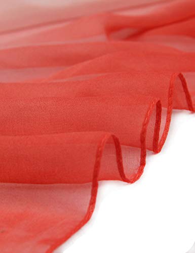 PANTONIGHT Women's Multicolor Chiffon Scarf Watermelon Shaded Colors lightweight Scarf (COL 707)