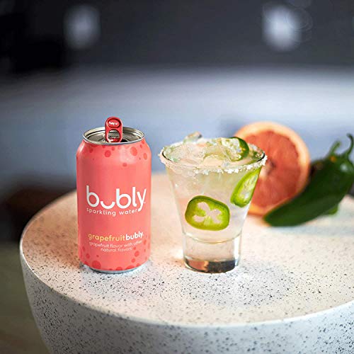 bubly Sparkling Water, 6 Flavor Variety Pack (Blackberry, Lime, Cherry, Grapefruit, Strawberry, Mango), Zero Sugar & Zero Calories, Seltzer Water, 12 Fl Oz Cans (Pack of 18)