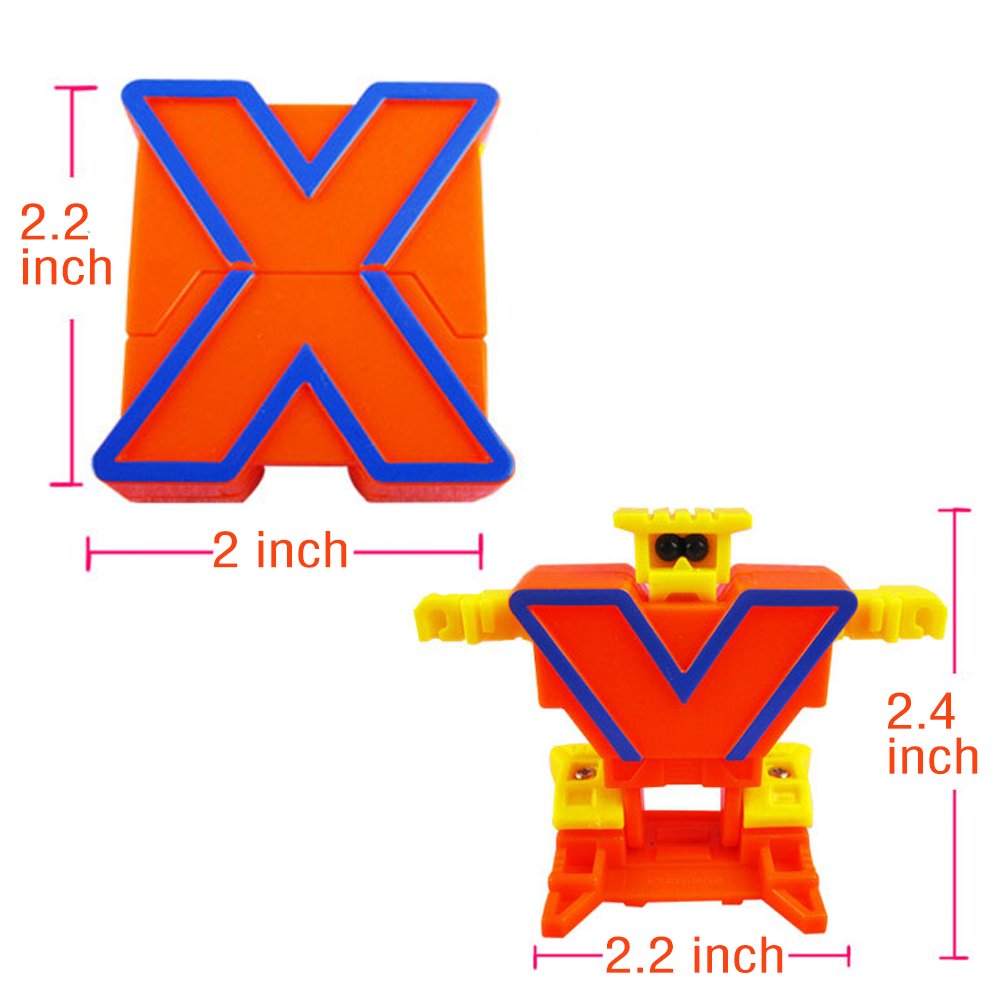miYou Alphabet Robots Toy for Kids ABC Learning Education Preschool Toys 26 Pieces/Gift Box