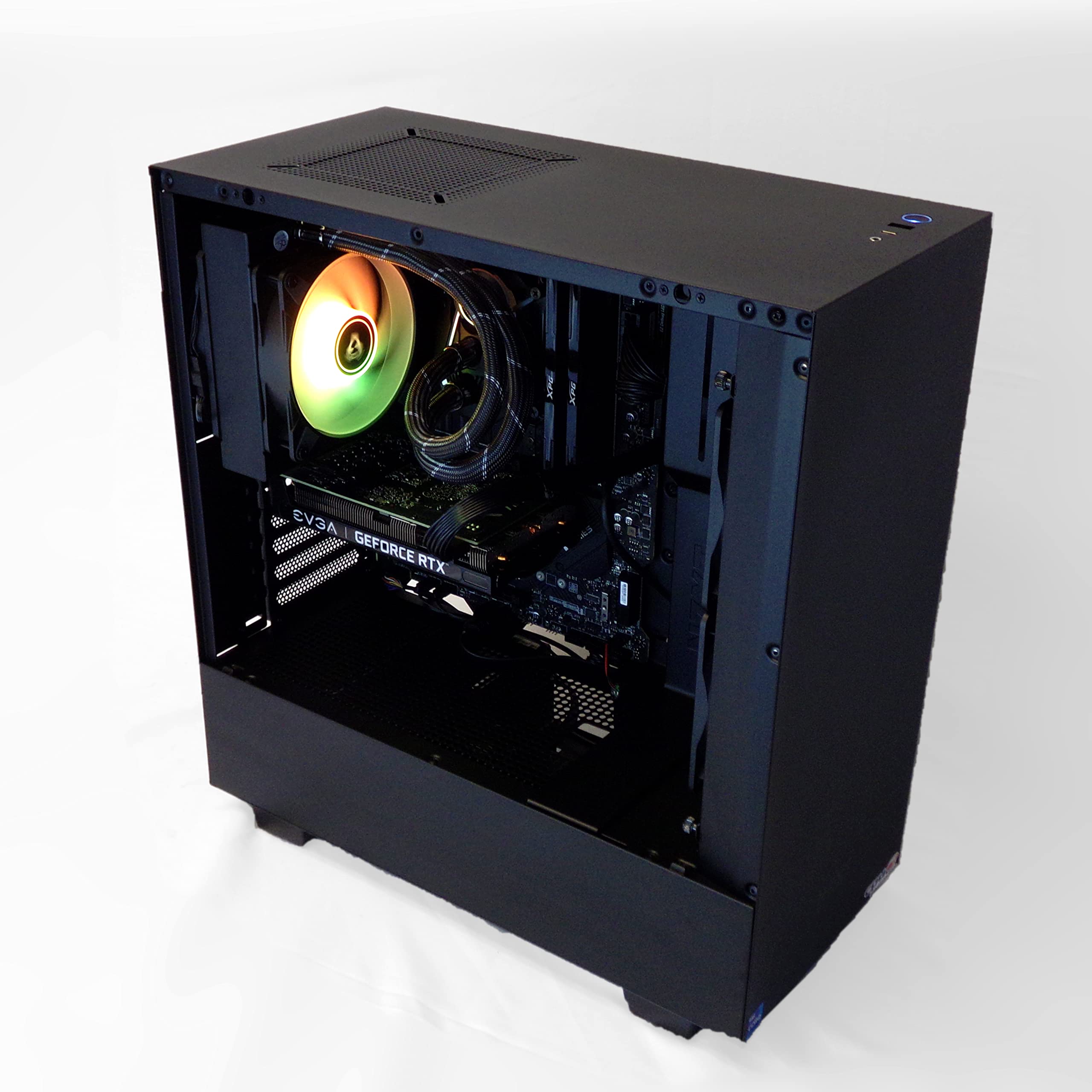 CPU Gaming PC RTX 3060 w/12GB Ryzen® 5800X 8 Core 4.7hz - 64GB RAM, 1000GB NVMe SSD, Black Tower Solutions CEG-7871-N2T