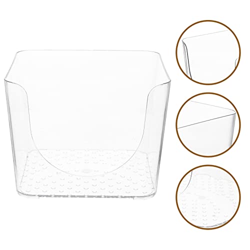 Ipetboom Hedgehog Supplies Hamster Sand Bath Box Acrylic Clear Hamsters Sand Bath Shower Toilet Square Digging Sand Container for Mice Hedgehog Squirrel Gerbils Hamster Accessories