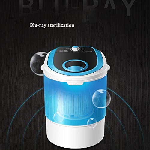 BHVXW Mini Washing Machine Automatic Women Children Clothes Cleaner Dehydrated Mini Tube Wash Single Cylinder Washing Machine (Color : D)
