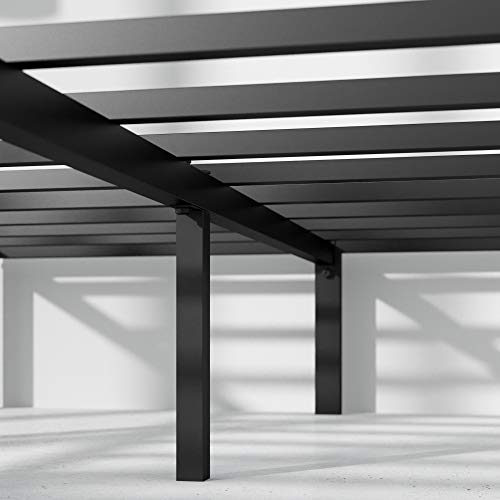 ZINUS Yelena 14 Inch Metal Platform Bed Frame / Steel Slat Support / No Box Spring Needed / Easy Assembly, Queen