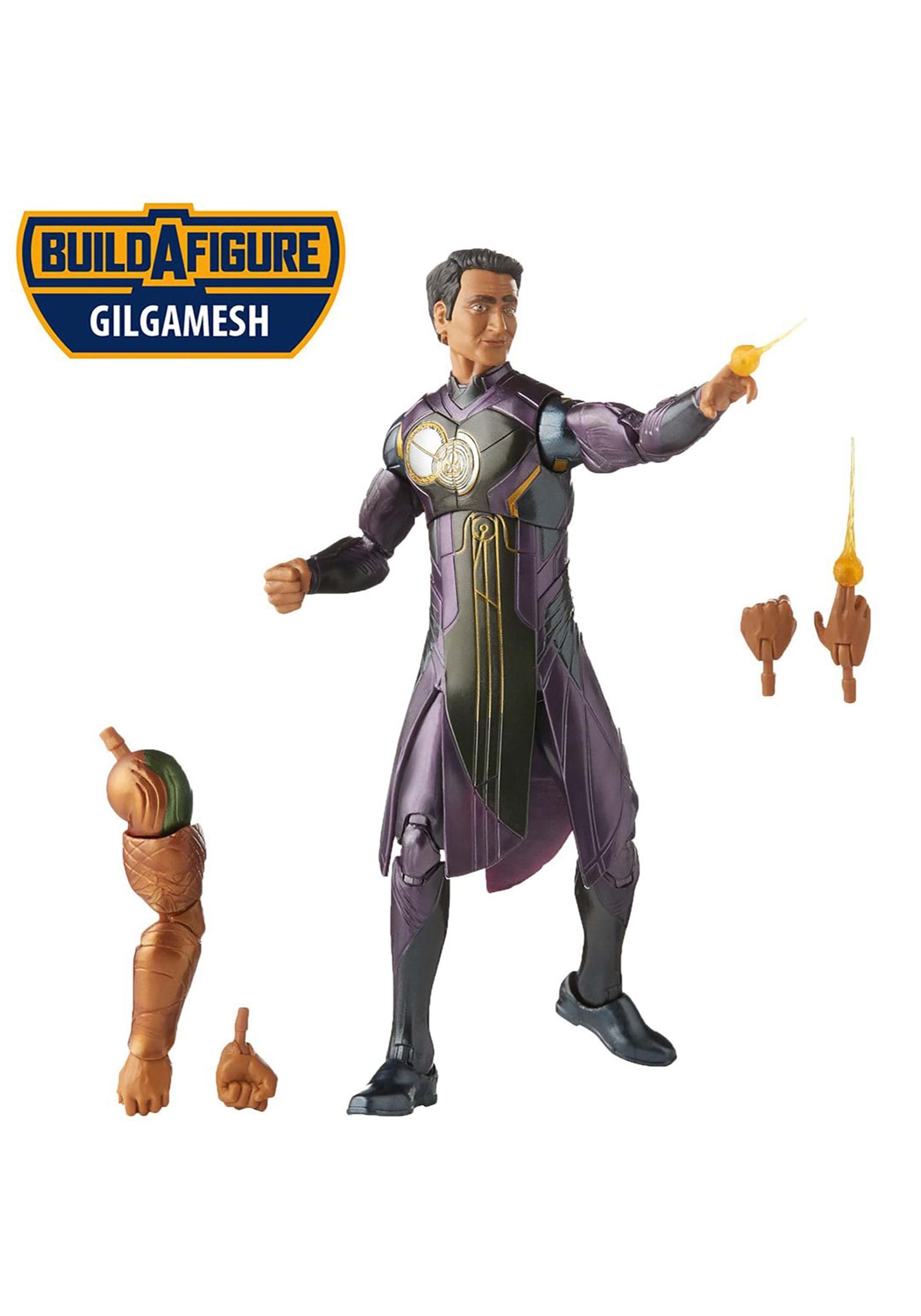 Marvel Hasbro Legends Series The Eternals 6-Inch Action Figure Toy Kingo, Movie-Inspired Design, Includes 4 Accessories, Ages 4 and Up