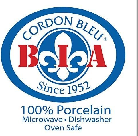 BIA Cordon Bleu 904710S4SIOC Epoch Salad Plate, Set of 4, 7-Inch Square