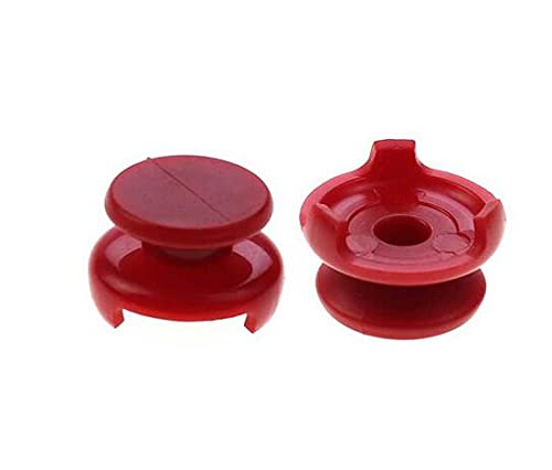 Melocyphia Antislip Thumbsticks Cap Thumb Stick Grips Joystick Cap High Extender Cover for PS5 PS4 Xbox 360 Controller (Red)