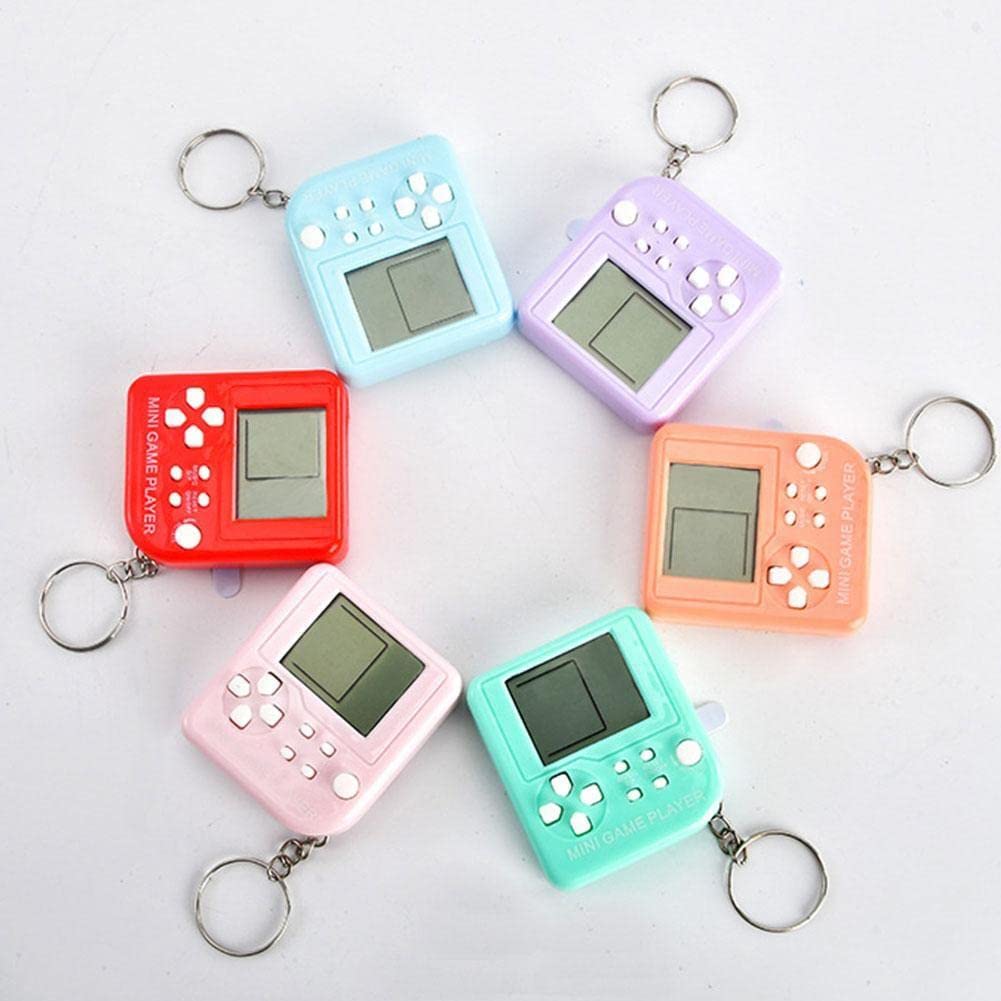 Children's Nostalgic Small Handheld Keychain Game Machine with Classic Mini Game Funny for Children Toys Portable Gifts Birthday