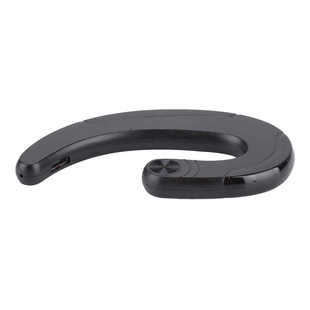 Bone Conduction Headset,Tangxi HBQ Q25B Bluetooth V4.2&EDR Headphone Mini Waterproof Sport Earphone with Micro compatible with V4.0, V3.0, V2.1, V1.1(Black)