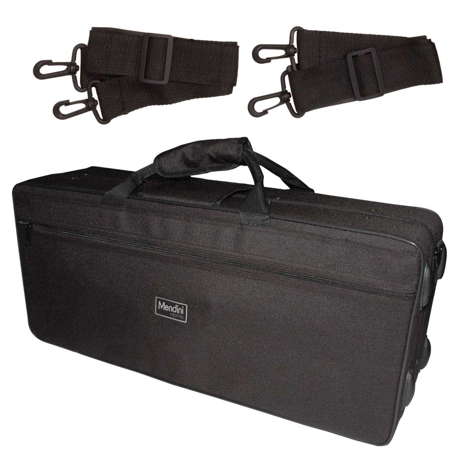 Mendini By Cecilio Alto Saxophone - E Flat Saxophones w/Case, Mouthpiece, Stand, Reeds & Cloths