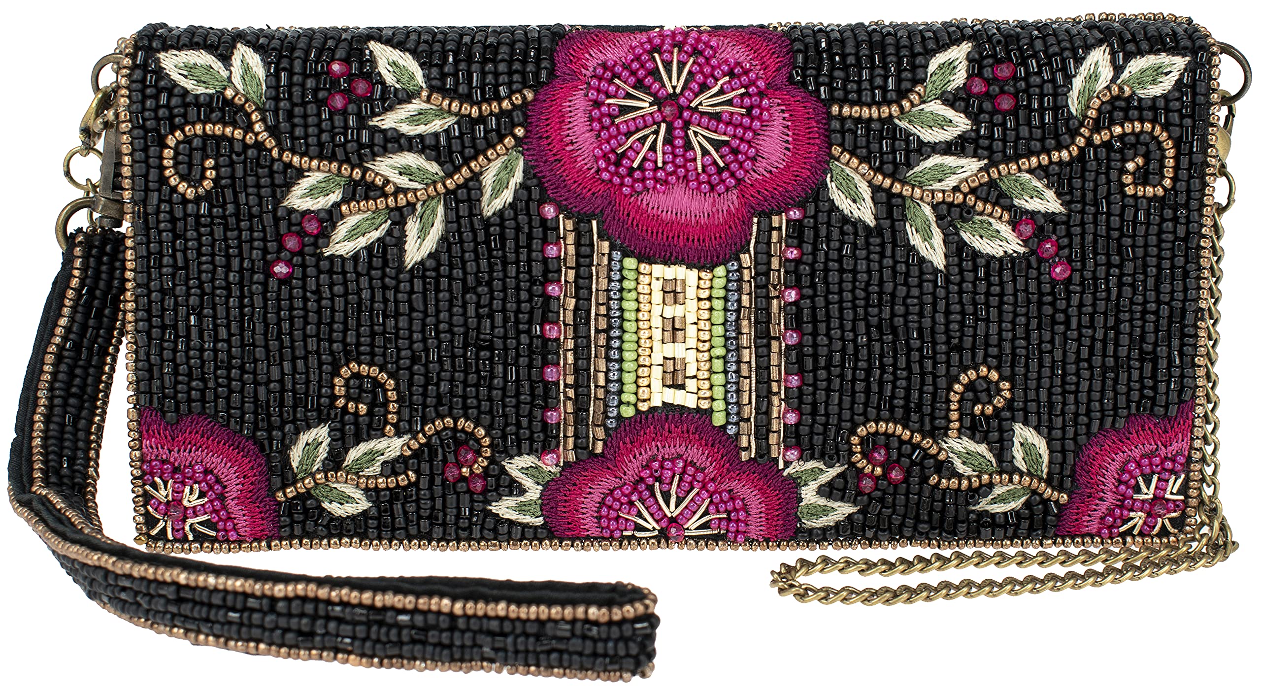 Mary Frances womens Garden Grove Crossbody Wallet Sling Bag, Multi, One Size US
