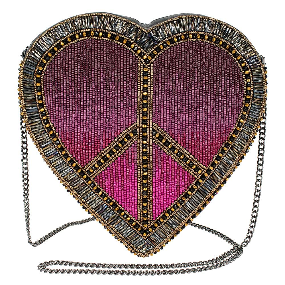 Mary Frances womens Love Crossbody Heart Handbag Sling Bag, Multi, Medium US