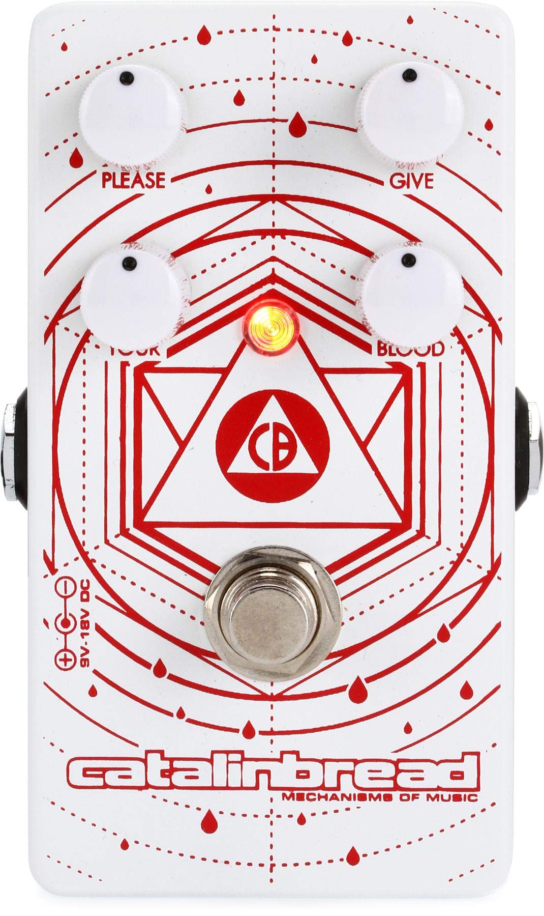 Limited Edition Blood Donor Overdrive Guitar Effect Pedal