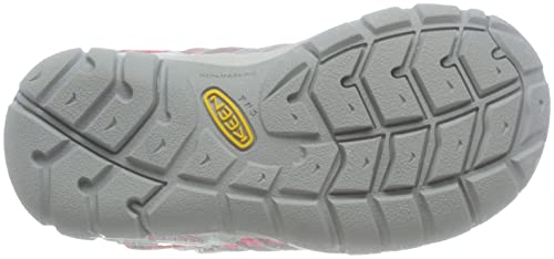 KEEN Kids' Chandler CNX Comfortable Sneakers, Drizzle/Dubarry, 7 Toddler