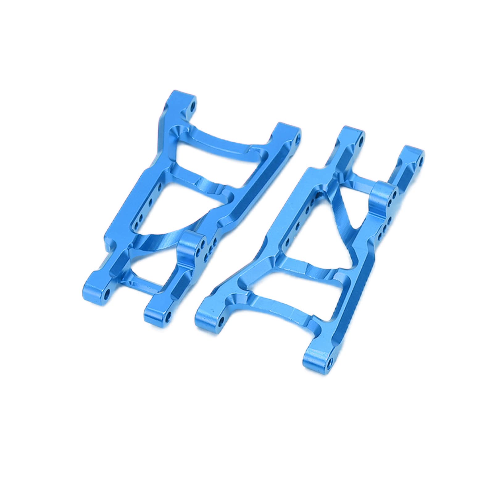 RC Front Rear Suspension Arm Kit, 1/10 RC Aluminum Alloy Parts Kit Compatible for TRAXXAS Slash 2WD 1/10 RC Car(Blue)