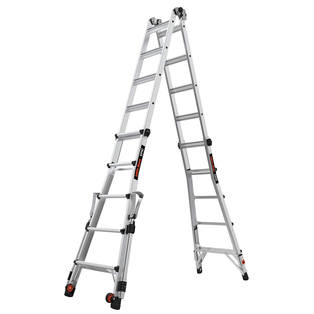 Little Giant Ladders, Epic, M22, 22 foot, Multi-Position Ladder, Aluminum, Type 1A, 300 lbs weight rating, (16822-818)