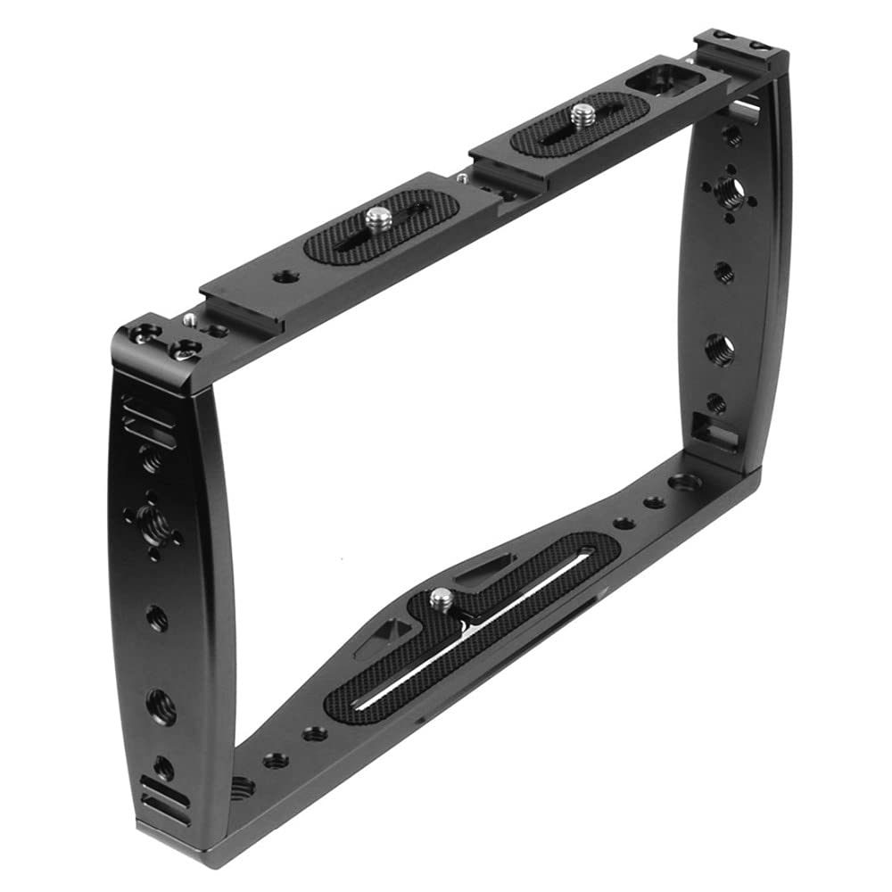 BGNing Camera Cage Rig, Underwater Camera Tray, CNC Handgrip Bracket DSLR Cage Stabilizer Rig with Trigger Phone Clip for Diving Action Cameras