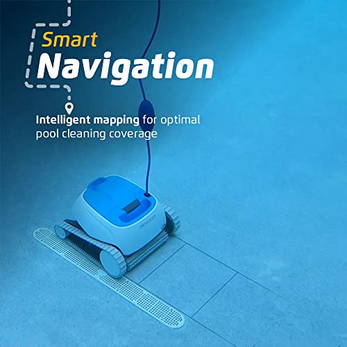 Dolphin Proteus DX3 Robotic Pool Vacuum Cleaner β Wall Climbing Capability β Powerful Active Scrubbing Brush β Ideal for All Pool Types up to 33 FT in Length
