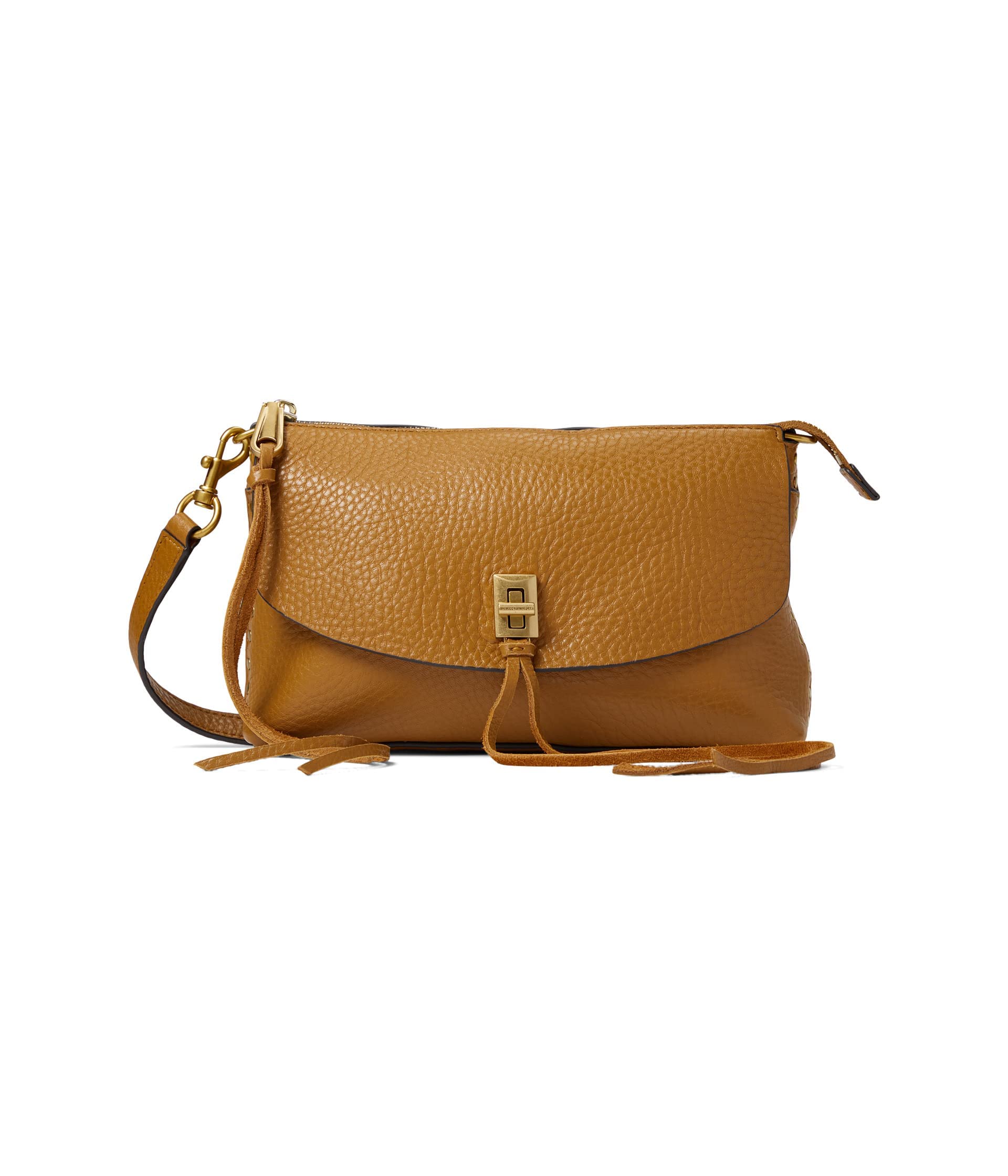 Rebecca Minkoff Darren Top Zip Crossbody Caramello One Size