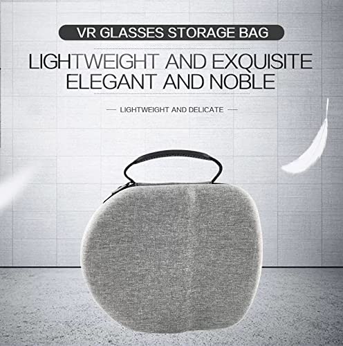 CHNEYUCHAO Compatible with Oculus Quest 2 Carrying Case | Lightweight Waterproof Hard EVA Storage Bag | Suitable for Oculus Quest 2/1 VR Gaming Headset and Touch Controllers Accessories (Gray)