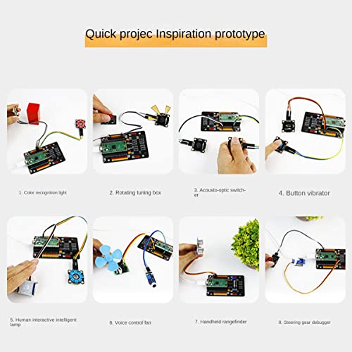 Erhai for PICO GPIO Sensor Expansion Board Direct Plug-in Connection Sensor Expansion Board Single-Chip Sensor Expansion Board