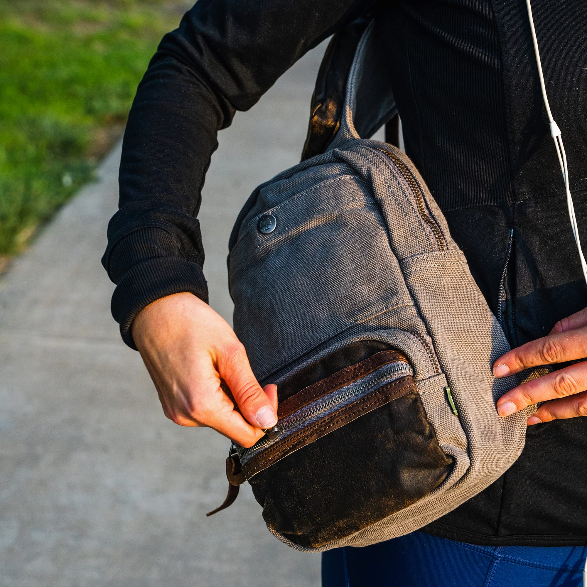 TSD The Same Direction Tapa Sling Bag (Grey)