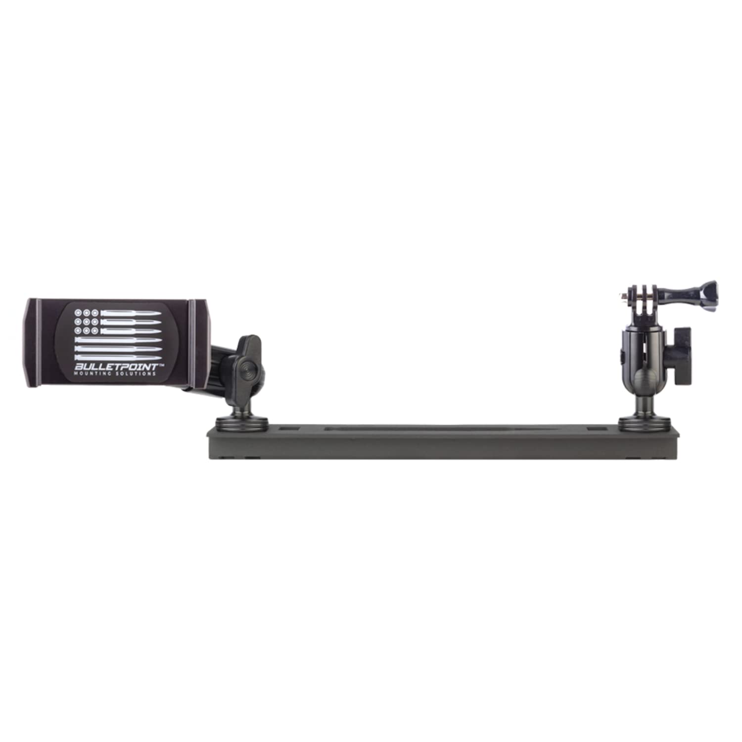 Bulletpoint Metal Dash Mount Compatible with 2016-2023 Toyota Tacoma Phone Mount & Action Camera Mount (2-Ball Mount)