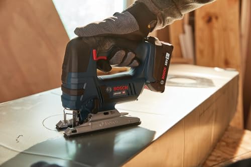 BOSCH 18-Volt Lithium-Ion Cordless Jig Saw Bare Tool JSH180B,Blue