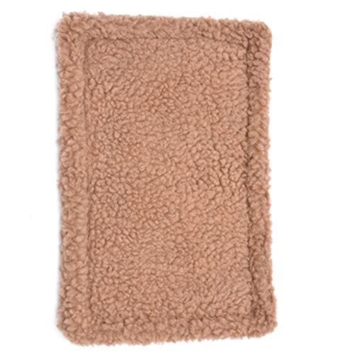 NC Hamster, Chinchilla, Rabbit Warm pad, Lamb Wool, Thickened pet nest pad, Hamster Sleeping pad, Hamster cage Placement pad Bright red
