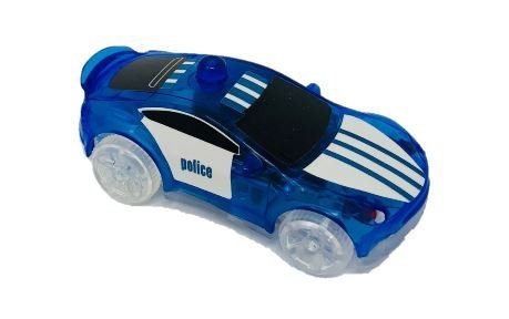 Mindscope Twister Tracks Micro Neon Glow in The Dark 11 feet Flexible Assembly Track Emergency Series Rechargeable car