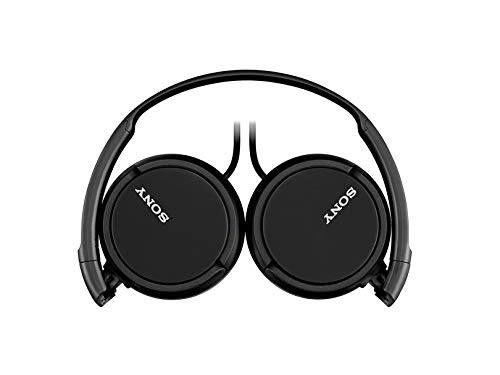 Sony ZX Series Wired On-Ear Headphones with Mic, Black MDR-ZX110AP