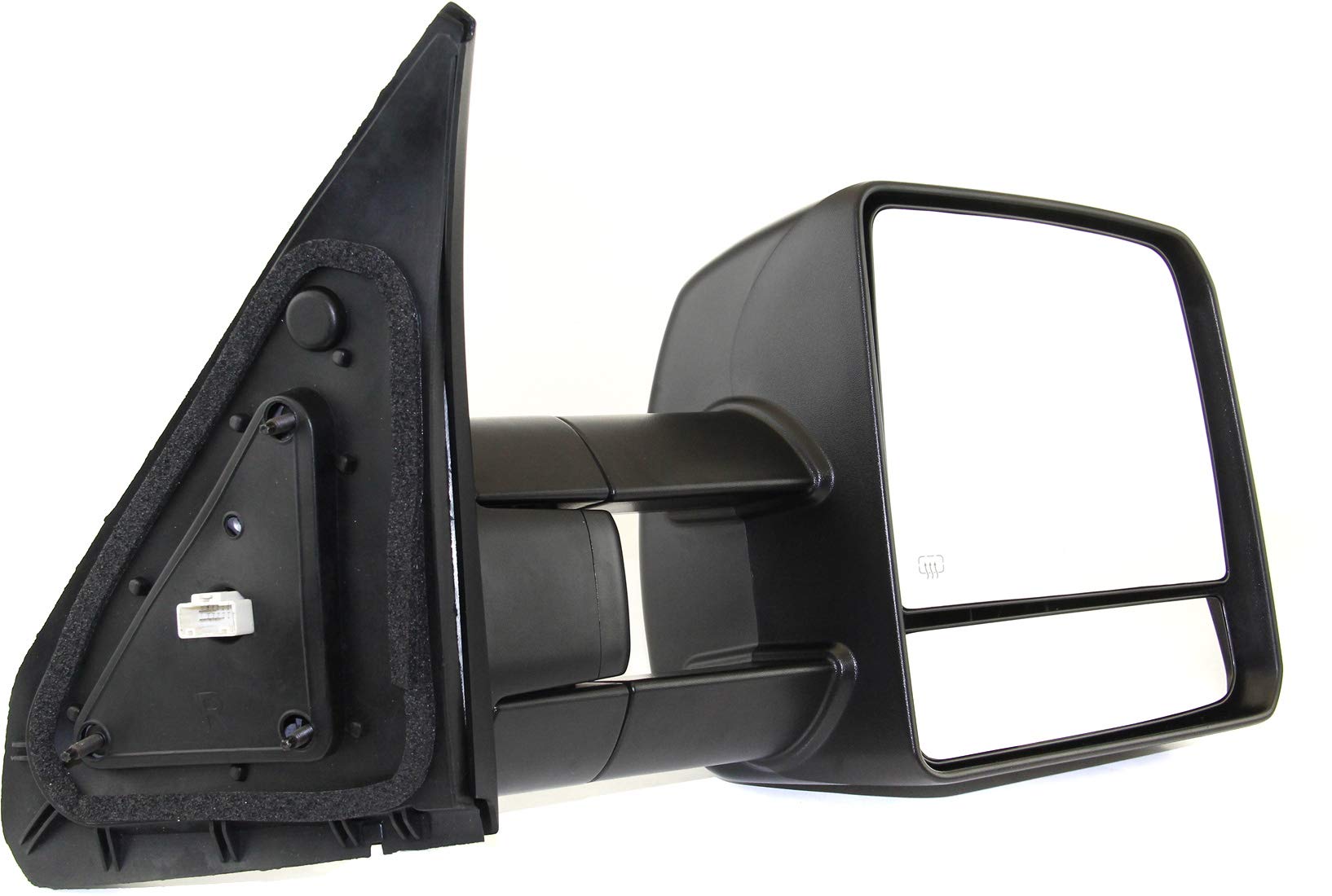 Kool Vue Driver & Passenger Side Power Heated Towing Mirrors for Toyota Tundra 2007-2021 With Signal Light Textured Standard Cab