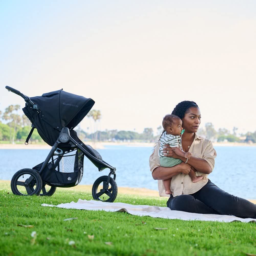 Bumbleride Indie All-Terrain Stroller | Lightweight | Eco-Friendly | Infant Ready Adjustable Seat | Easy, Compact Fold | All-Wheel Suspension (Indie Single 2022, Maritime)