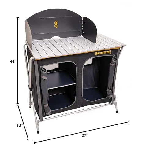 Browning Camping Basecamp Cook Station, Black/Silver