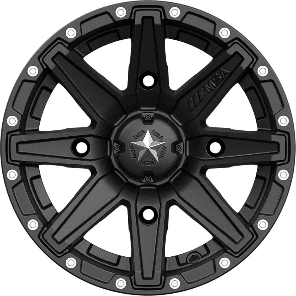 MSA Offroad Wheels MA33 14X7 4X137 S-BLK 10MM - M33-04737