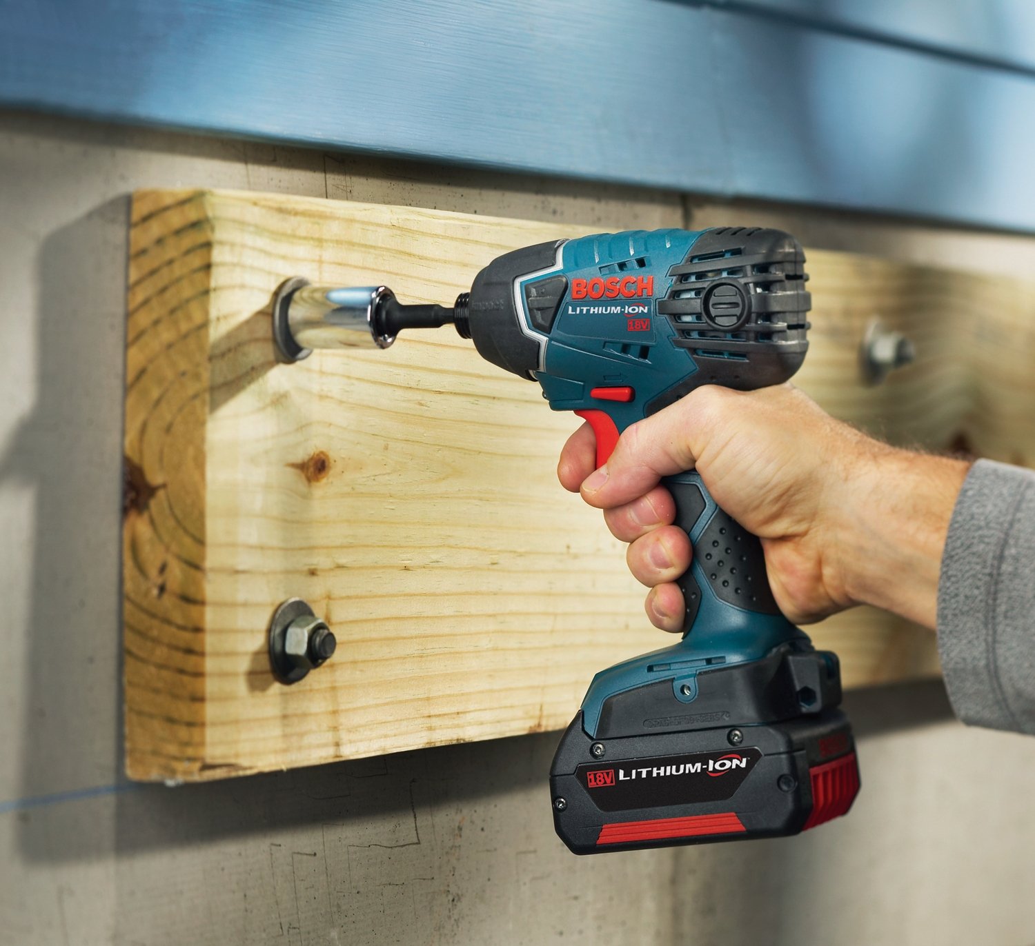 BOSCH Bare-Tool 25618B 18-Volt Lithium-Ion 1/4-Inch Hex Impact Driver,Blue