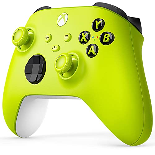 Microsoft QAU-00001 Xbox Wireless Controller Shock Blue Bundle with Wireless Controller for Xbox Series X/S - Electric Volt