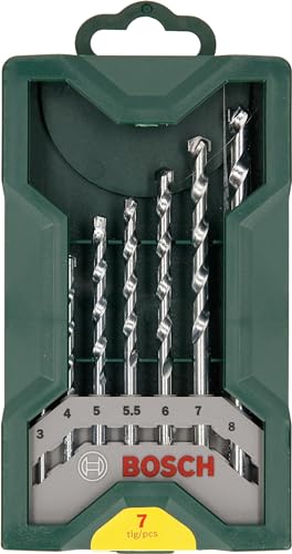 Bosch 2607019581 Masonry Drill "Mini-x-Line" 7 Pcs