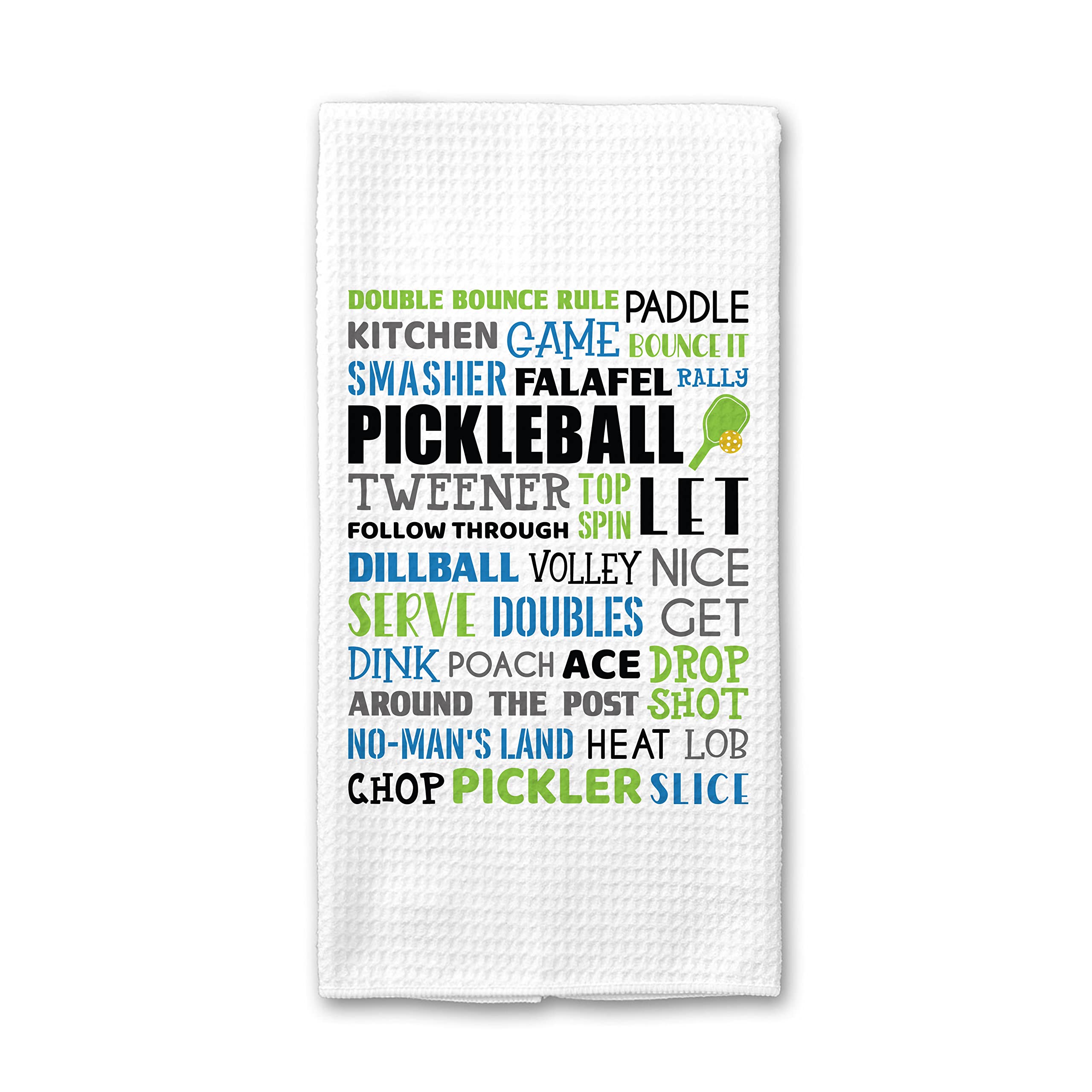 CANARY ROAD Pickleball Towel | Pickleball Kitchen Towel | Pickleball Team Gift | Mother's Day Gift | Pickleball Accessories