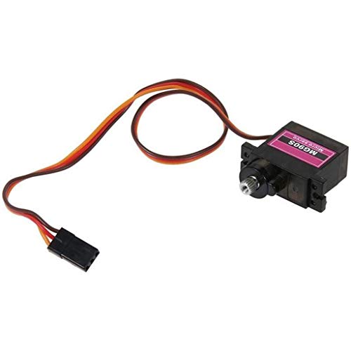 Nebwe Drone Accessories Rc Tools Rc Accessories and Parts 1PC MG90S Micro Metal Gear 9g Servo for RC Plane Helicopter Boat Car 360° Drone Parts Drone Tool Kit
