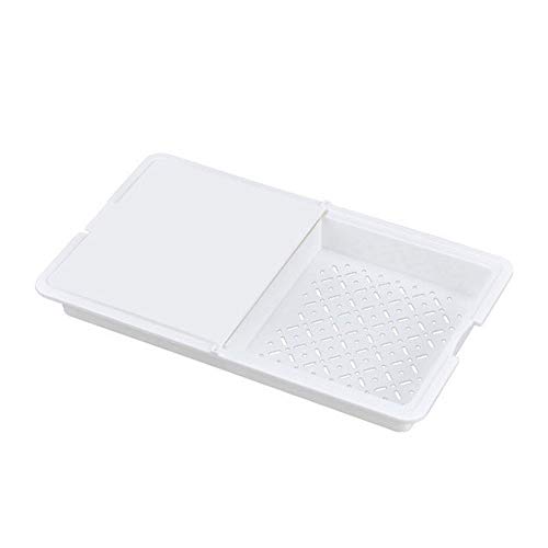 DEPILA Multifunctional Cutting Boards Plastic Multifunctional Cutting Board Cutting Vegetables Draining Storage Chopping Board Kitchen Tray