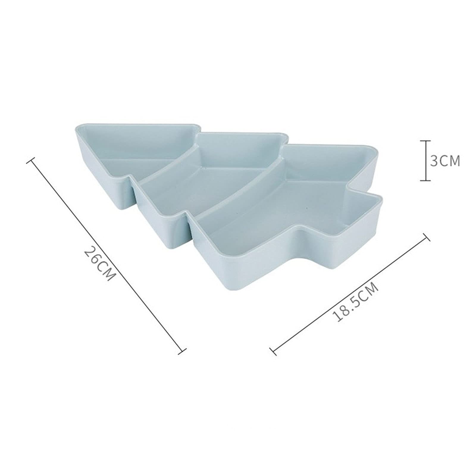 DEPILA Multifunctional Fruit Dish Tree Nut Plate Fruit Bowl Tableware Breakfast Tray Fruit Plate Kitchen Living Room Household Goods Tray (Color : OneColor)